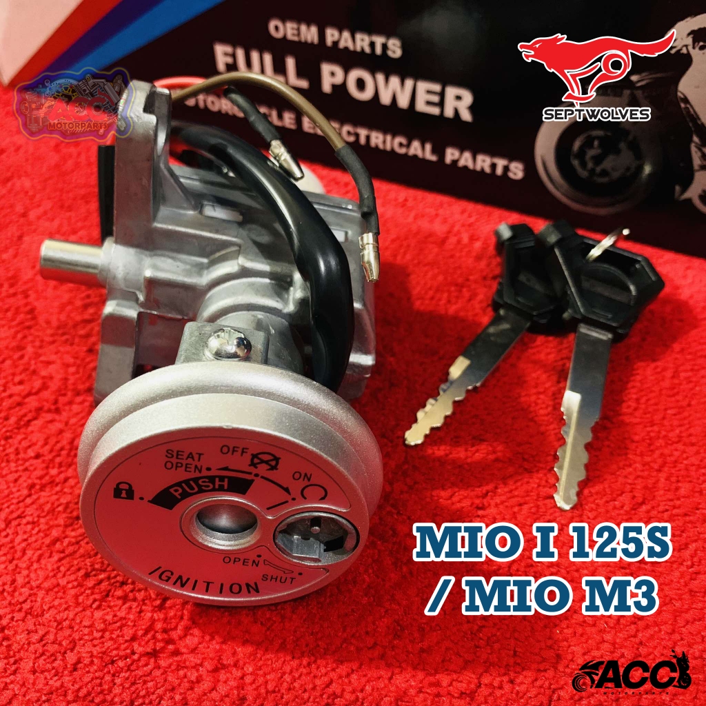 Mio I 125s / Mio M3 Lock Set Anti Theft Main Ignition Switch with Keys ...
