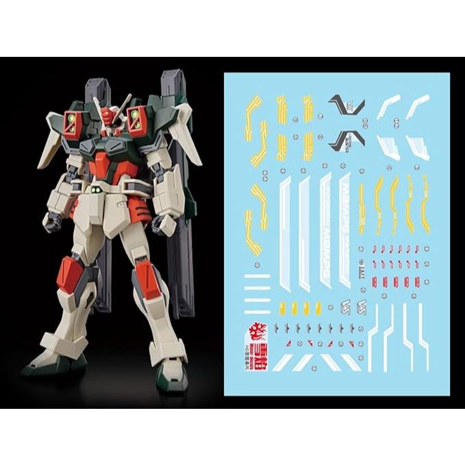 Fluorescent!! HG RG EG 1/144 Robot MS Snow Company Detail Up Water Transfer Decal (For RG 1/144 ...