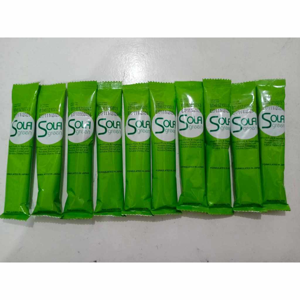 Solfi Green 30s Mixed Fruits and Vegetables Powdered Drink - Formulated ...