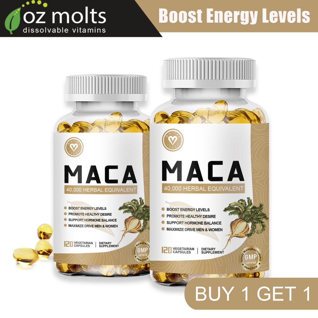 Ozmolts Maca Capsule Improve Hormone Balance Supplement Maca Root For ...