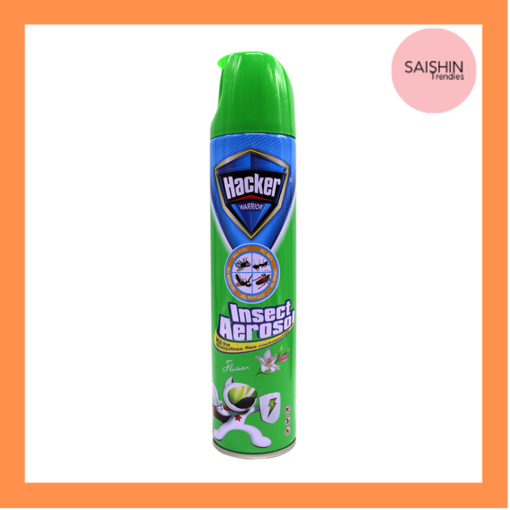 Hacker Aerosol Mosquito Killer Spray 300ml | Shopee Philippines