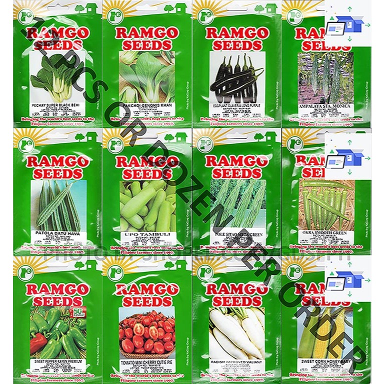 Ramgo RPD Seeds SOLD PER VARIANT 12 PCS BUNDLE OR DOZEN PER ORDER ...