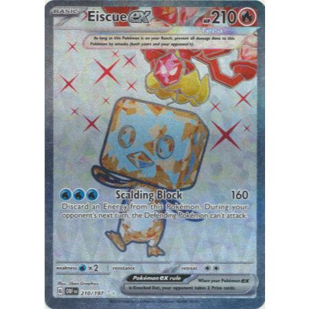 Eiscue ex - 210/197 - Full Art Secret Rare | Scarlet & Violet: Obsidian ...