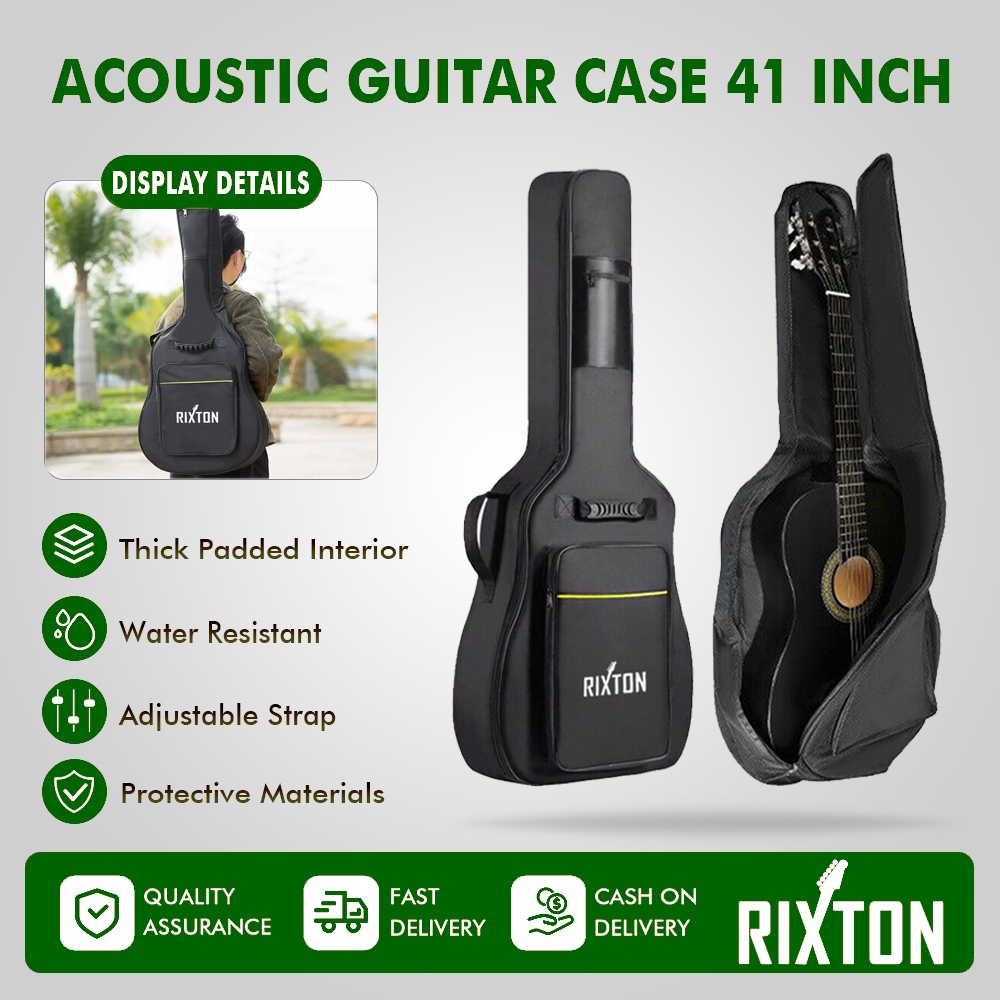 Rixton Guitar Case Gig Bag 40-41inch Waterproof Oxford Cloth Full-Size ...