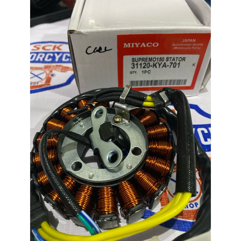 MIYACO TMX SUPREMO 150 STATOR COIL | Shopee Philippines