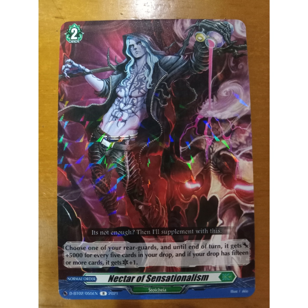 CFV Nectar of Sensationalism R D-BT02 D-PR/785EN Stoicheia Cardfight Vanguard English | Shopee ...