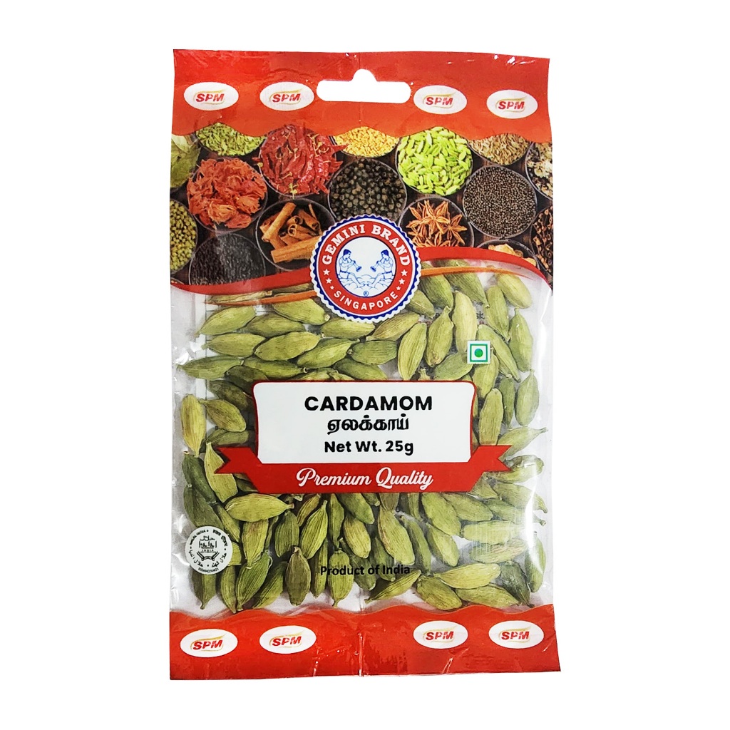 Gemini Brand Green Whole Cardamom 25g {Made in India} | Shopee Philippines