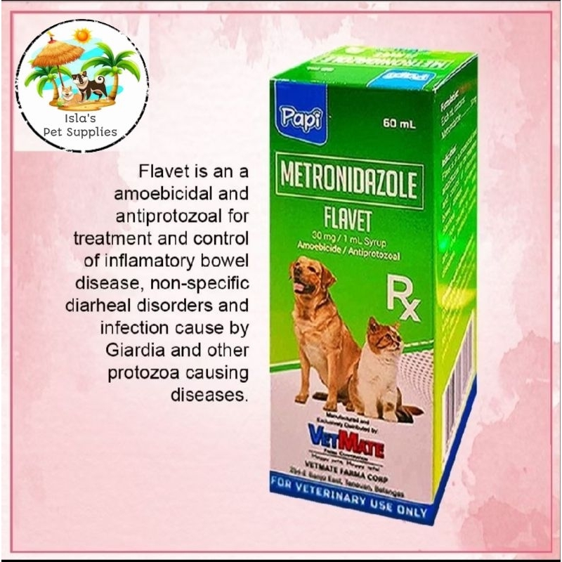 Flavet 30mg/mL (Metronidazole) 60mL | Shopee Philippines