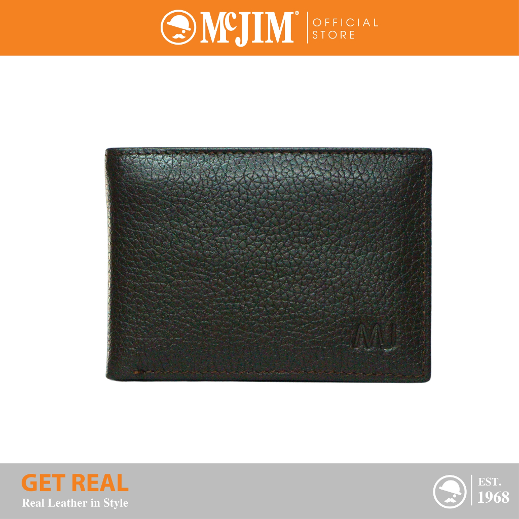 MJ by McJim Leather Billfold Wallet Jr. | Shopee Philippines