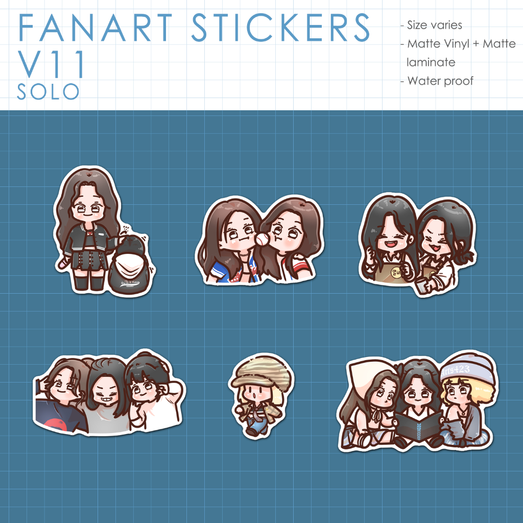 (SOLO) Fan art stickers v11 | Shopee Philippines