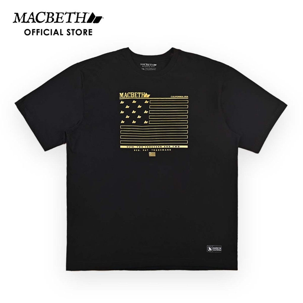 Macbeth Men's Reg. Big Size Tee " NATIONAL BS " | Shopee Philippines