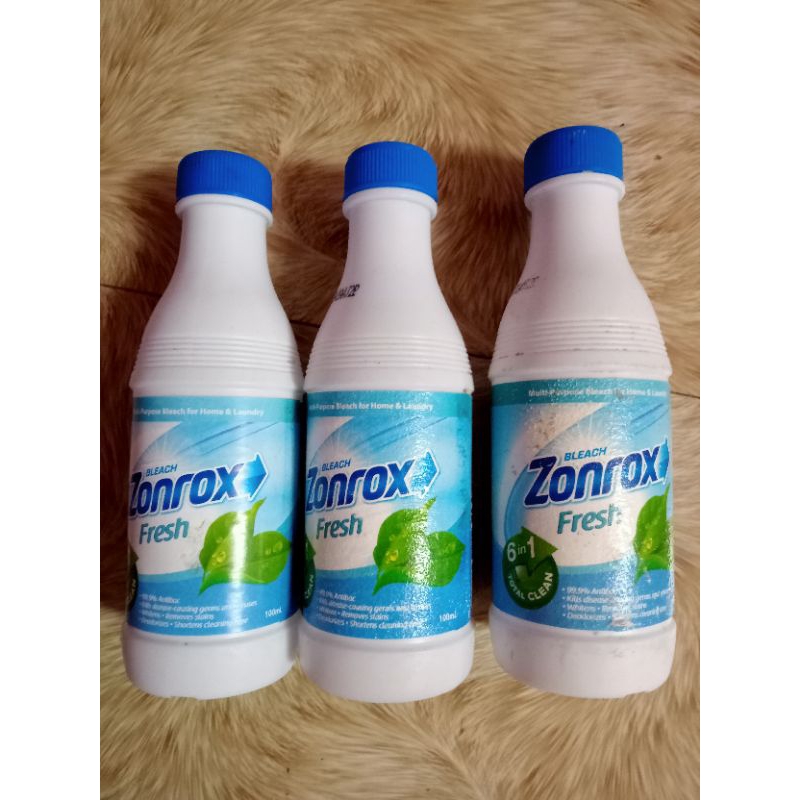 Sale!! Take 3 Bleach Zonrox Fresh 100ml | Shopee Philippines