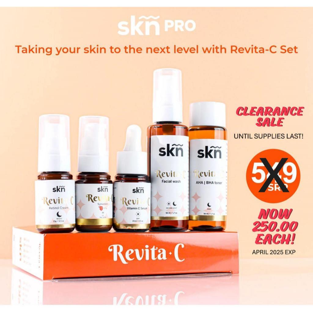 Revita C set by SKN Pro AHA BHA Retinol | Shopee Philippines