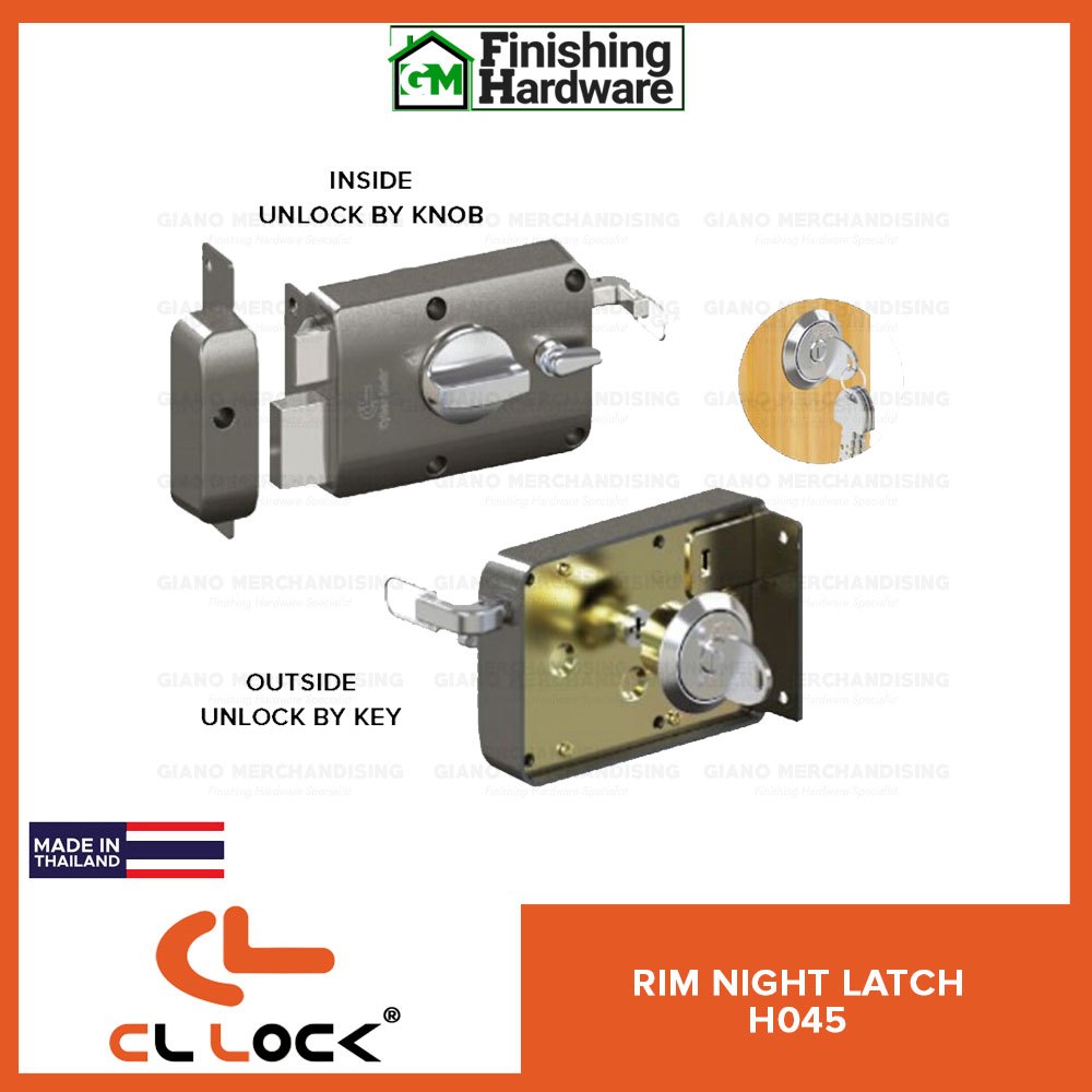 Rim Night Door Latch H045 | Shopee Philippines