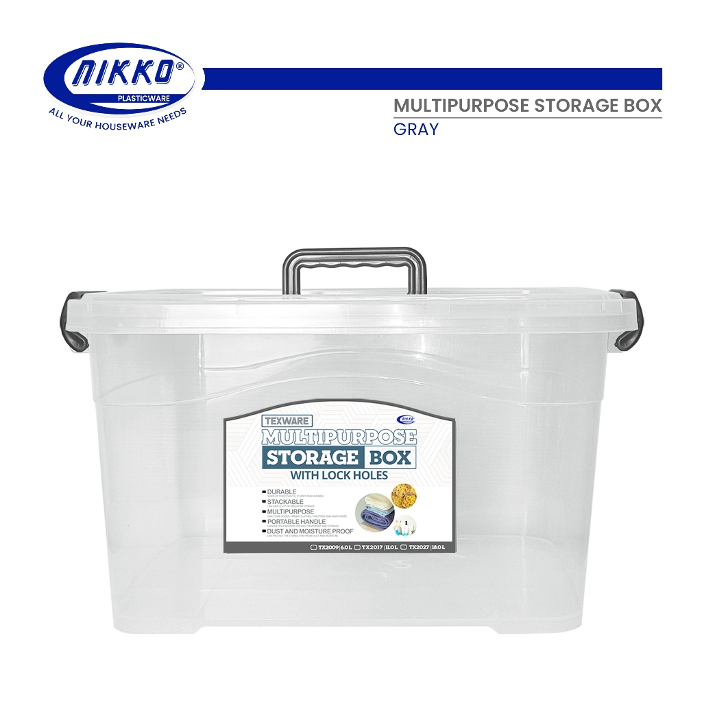 NIKKO Texware Storage Box | Shopee Philippines