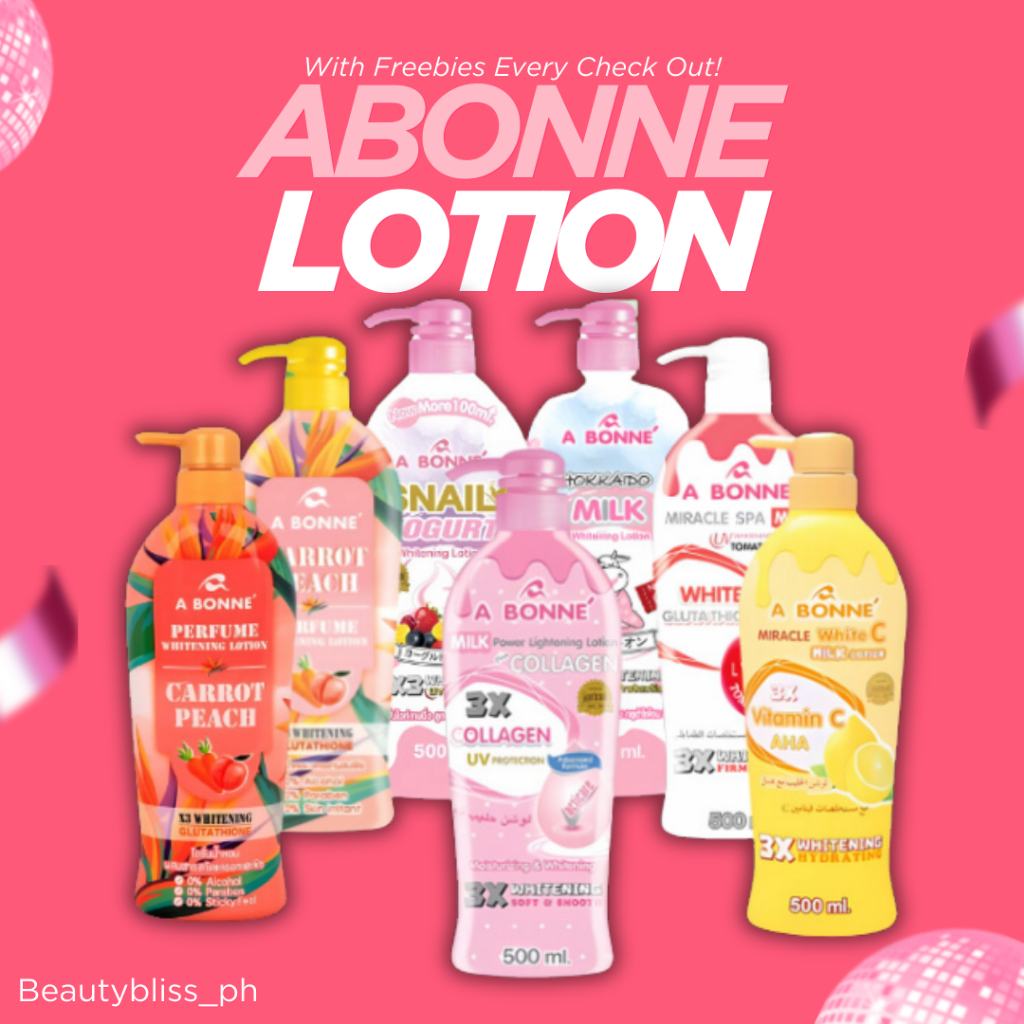 A BONNE LOTION WHITENING ORIGINAL (500ML) MILK COLLAGEN TOMATO GLUTA ...