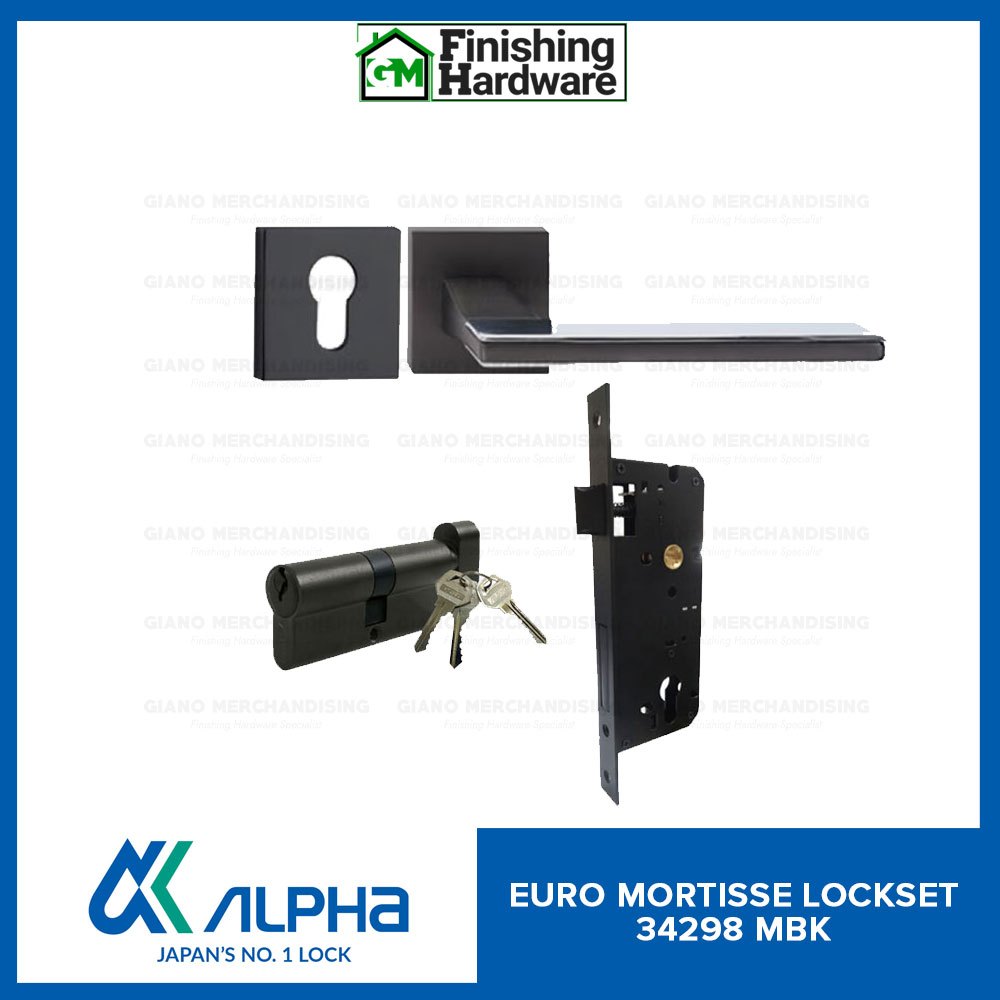 Euro Mortise Door Lockset 34298 ORB | Shopee Philippines