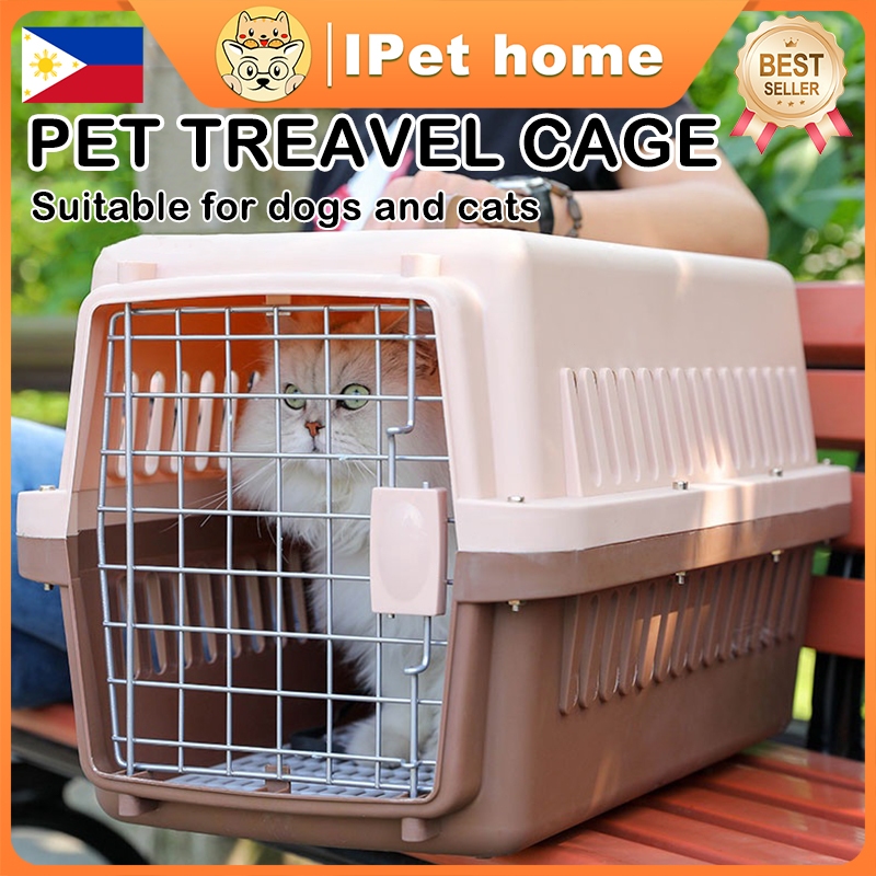 Pet Carrier Travel Cage Cat Dog carrier Cat Carrier Crates Airline ...
