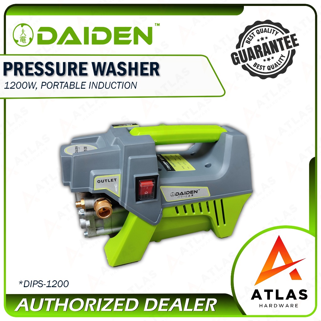 Daiden Portable Induction Pressure washer DIPS-1200 ORIGINAL | Shopee ...