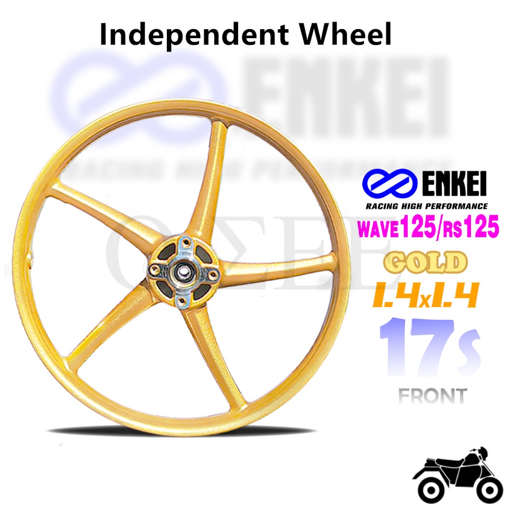 ENKEI MAGS 522 RACING 5 SPOKES Independent front wheel for honda wave ...