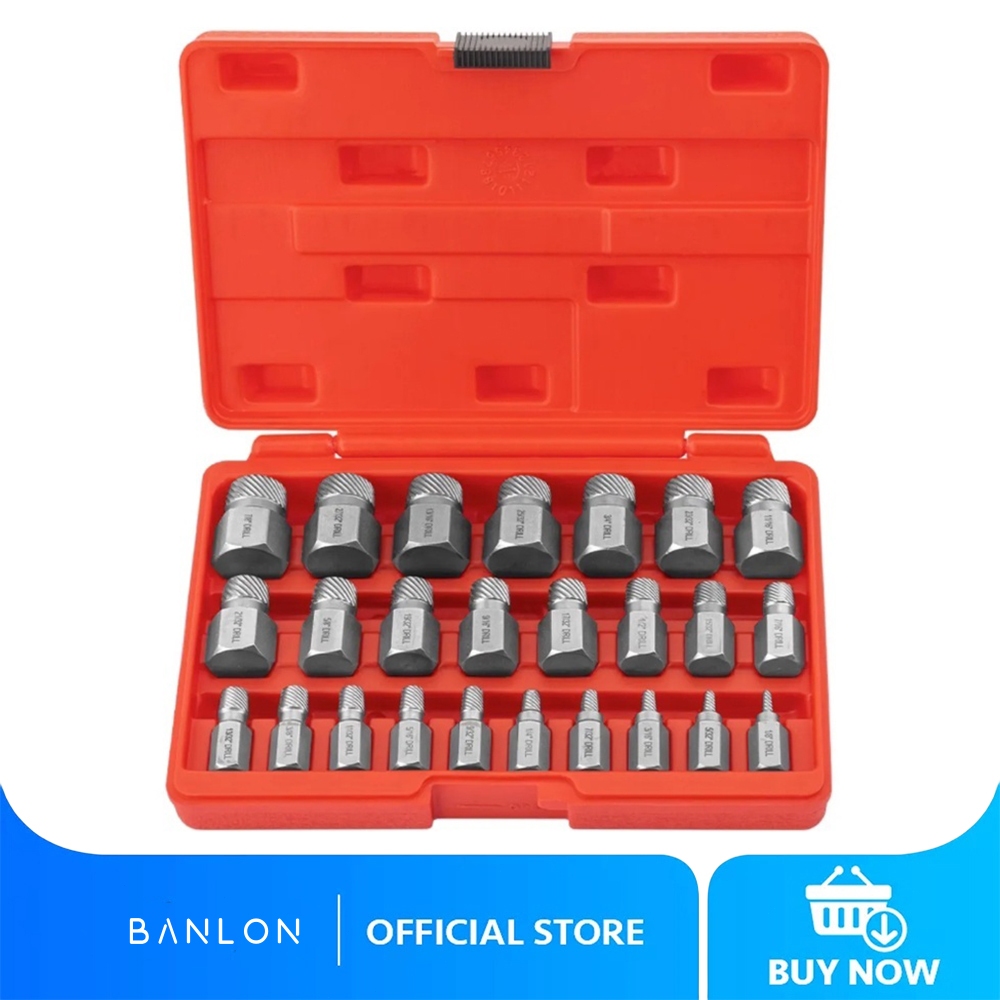 25/10pcs Broken Bolt Remover Hexagon Vehicle Hand Tools Broken Screw ...