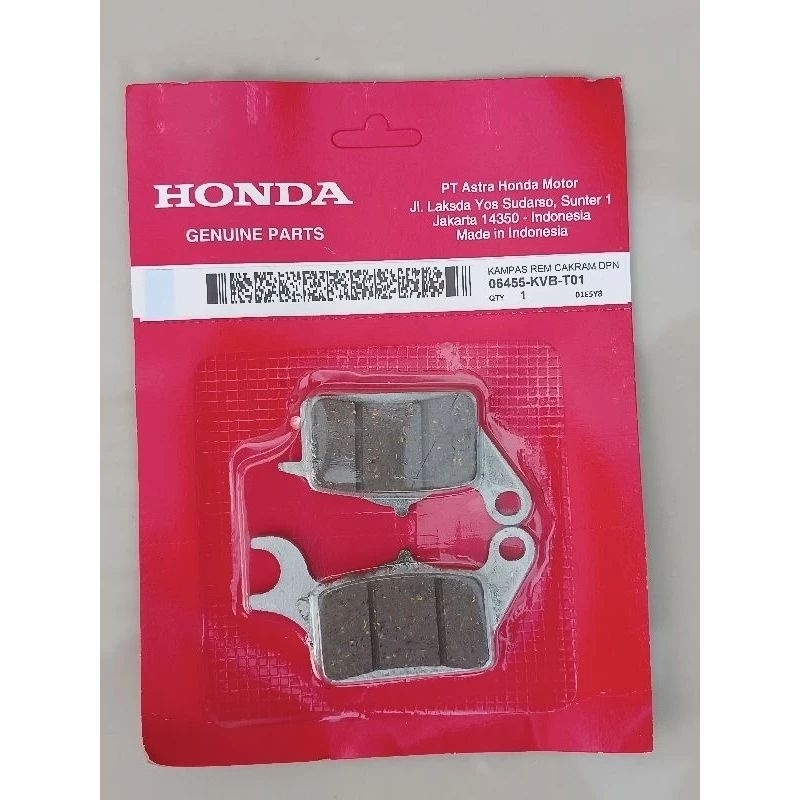 Honda Front Brake Pad CLICK 125i 150i V1 / BEAT Fi & Carb V1,V2,V,3 ...