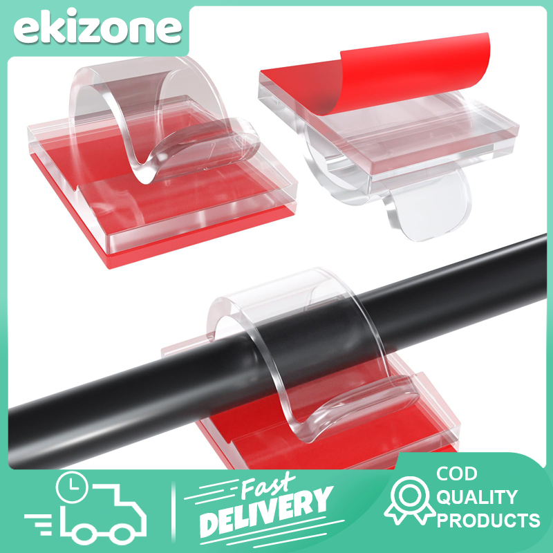 Self-adhesive Cable Clamp Cable Clips Wire Holder Cord Management Plastic Nylon Cable Organizer ...