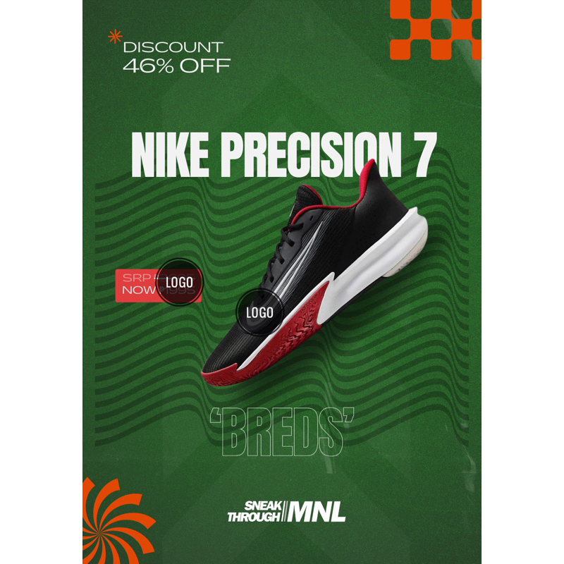 Precision 7 “breds” Men’s Basketball shoes | Shopee Philippines