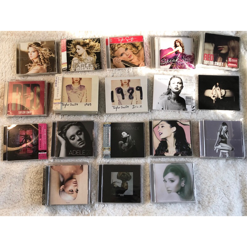 Authentic Secondhand Music CDs ♡ Taylor Swift Ariana Grande Billie ...