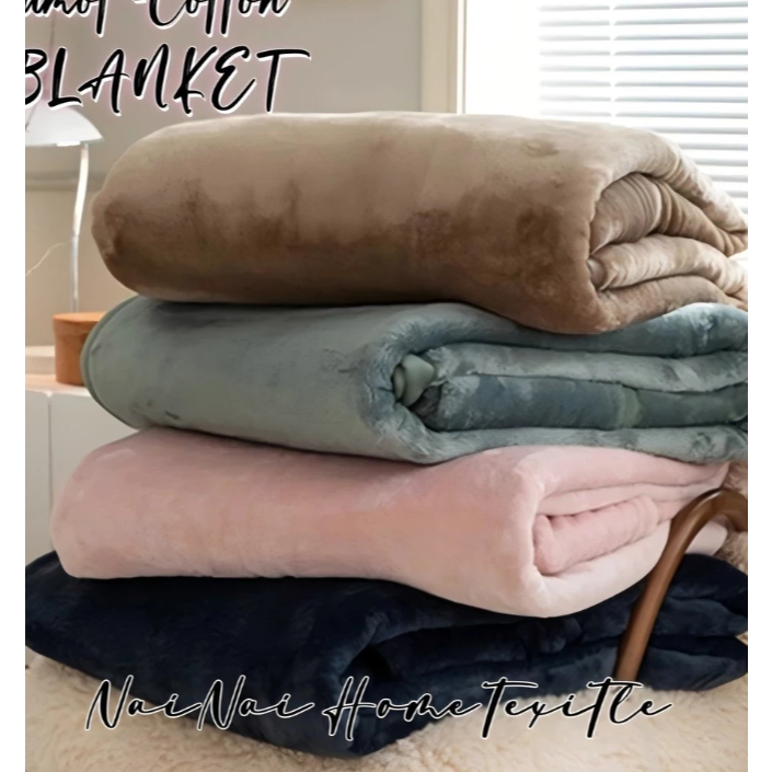 Microfiber Plain Blanket DOUBLE SIZE (Super Soft and Comfort Kumot ...
