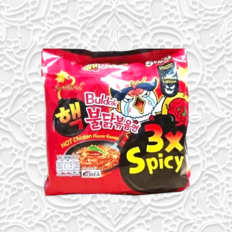 Samyang Buldak x3 140g (1pack-5pcs) | Shopee Philippines