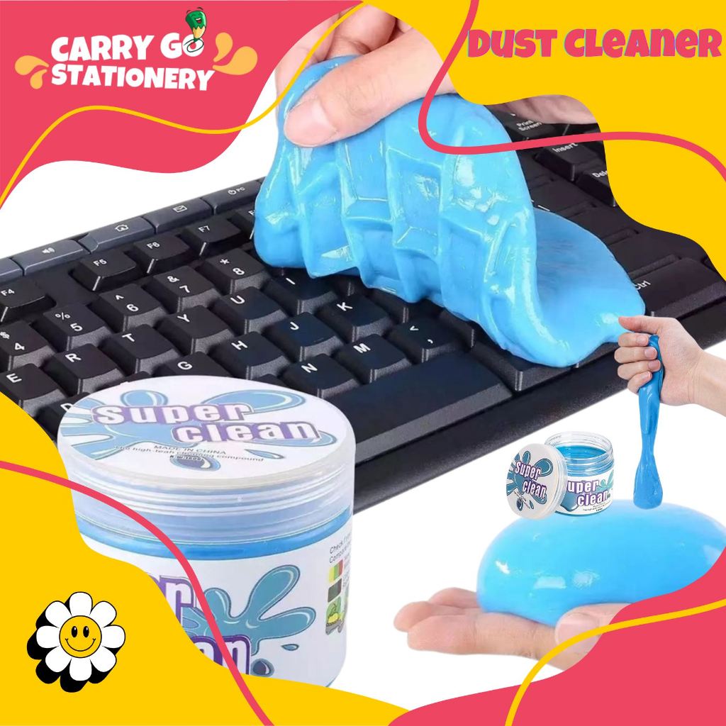 Keyboard Car Desk Dust Cleaner - Cleaning Gel, Slime Dust Wiper for Cup ...