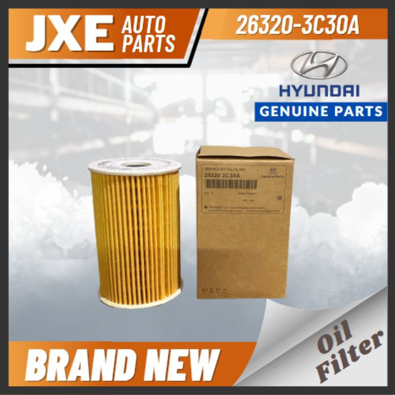 Oil Filter for Hyundai Accent / Tucson / CRDI (26320-3C30A) Genuine ...