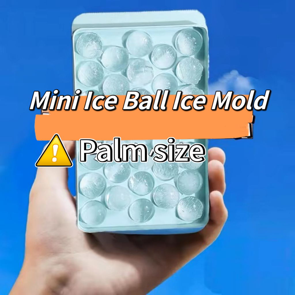 Mini Ice Ball Cube Mold Whiskey Ice Ball Frozen Stereo Spherical Ice ...