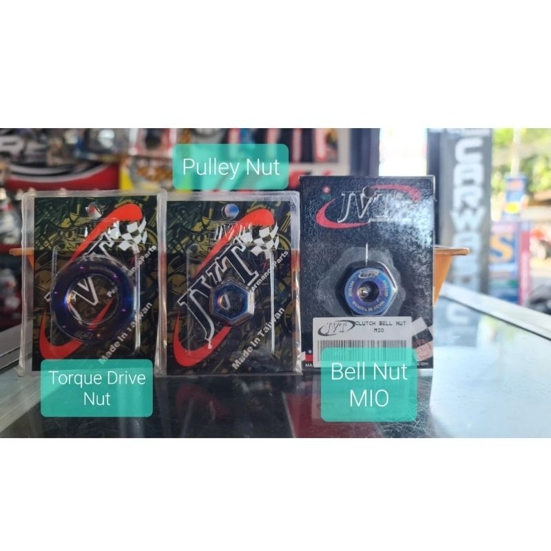 JVT TORQUE DRIVE NUT/CLUTCH BELL NUT/ PULLEY NUT [NMAX/AEROX/M3 ...