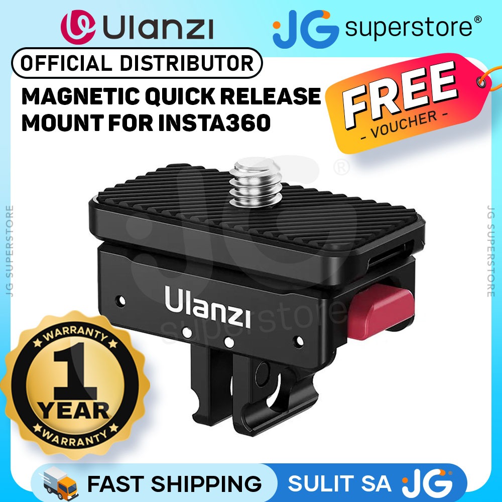 Ulanzi Magnetic Quick Release Mount for Insta360 Action Cameras - Ace ...