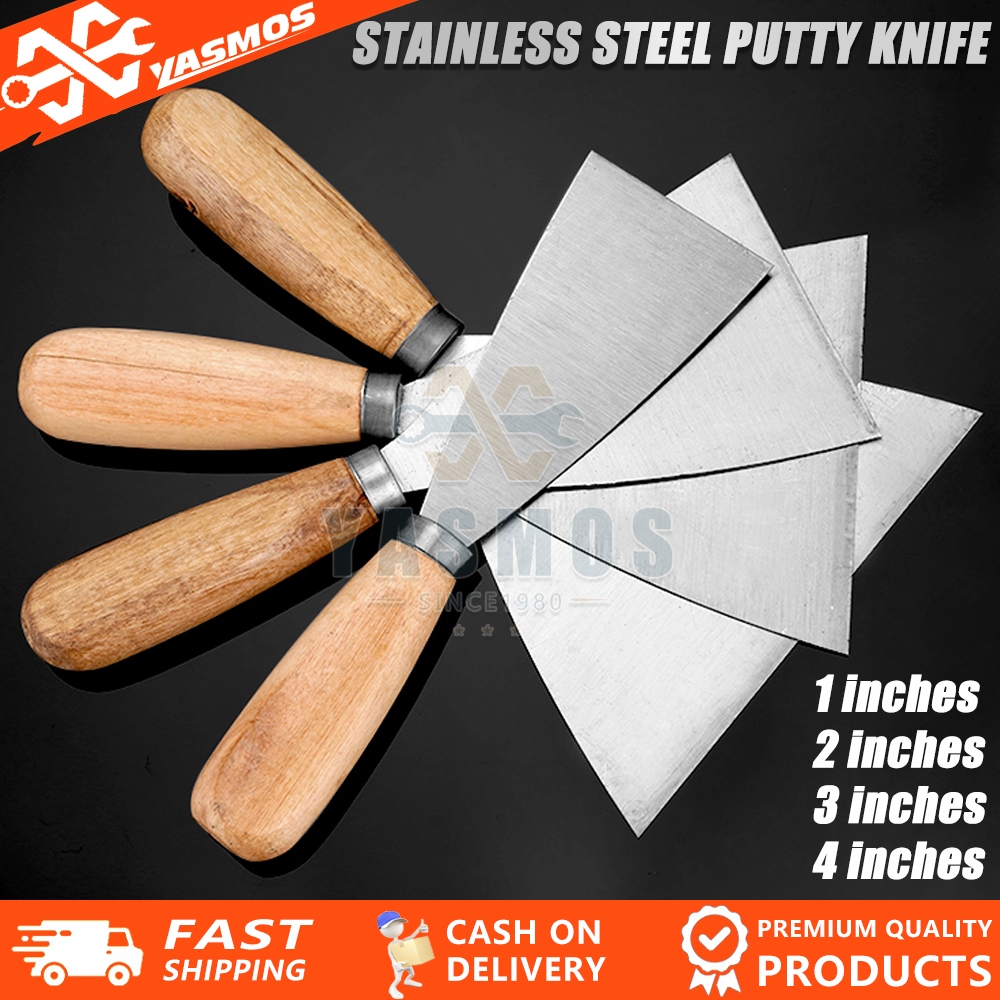 1"2"3"4" Inches Putty Knife / Paint Scrapper/ Paleta Wall Putty Scraper ...