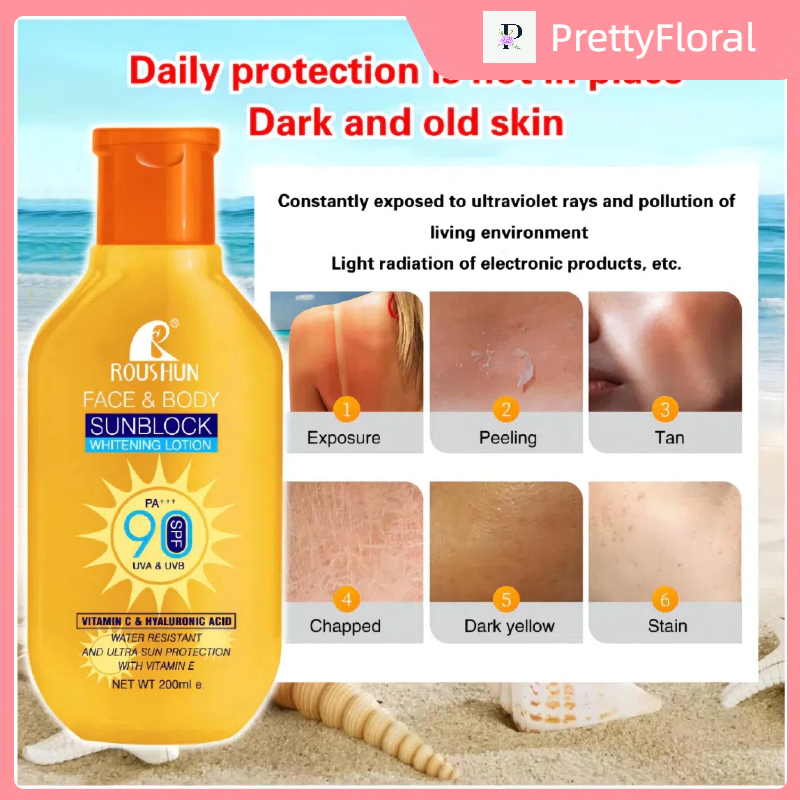 PrettyFloral~Buy 1 Take 1 Roushun Face & Body Sunblock Whitening Lotion ...