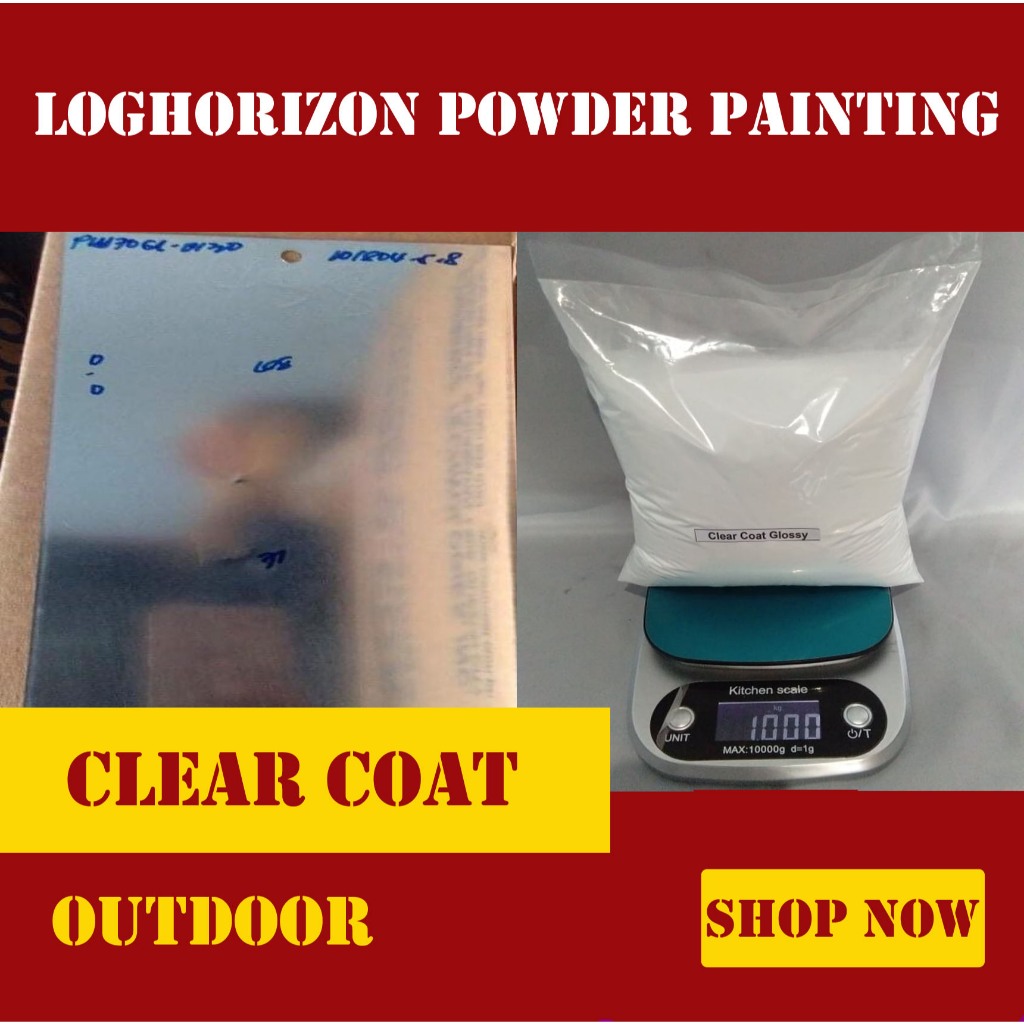 Powder Coating Paint - 1kg Clear Coat Glossy - OUTDOOR | Shopee Philippines