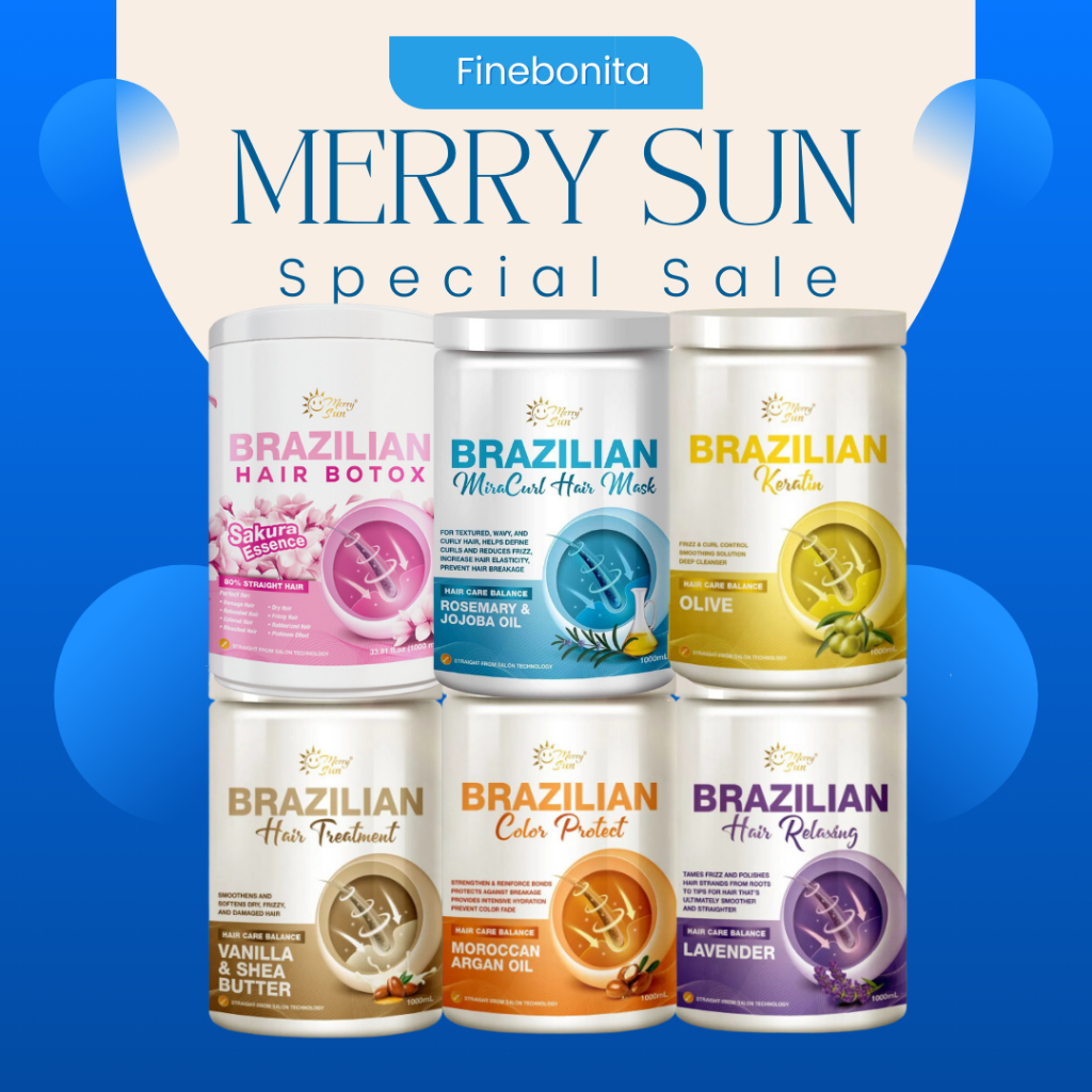 AUTHENTIC Merry Sun Brazilian Hair Treatment 1000ML Keratin Treatment ...