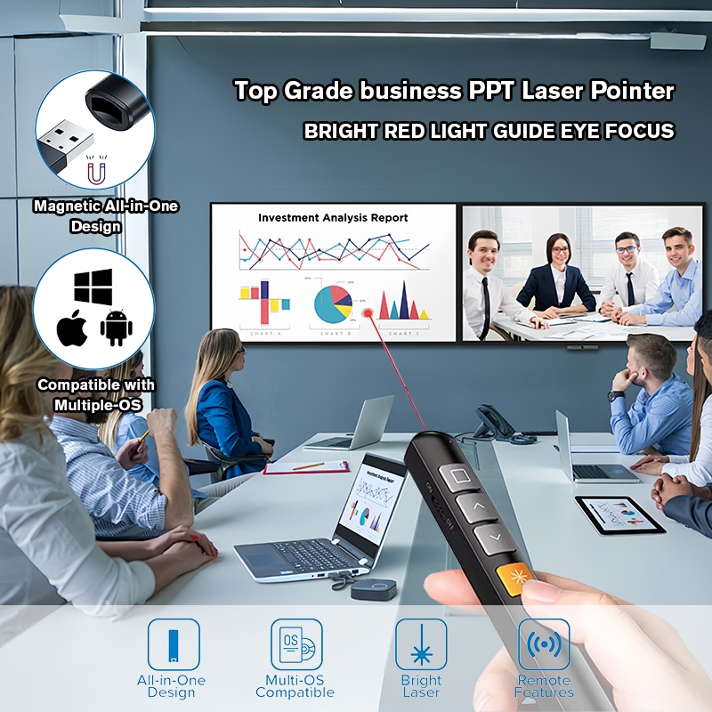 PPT Red Lase Wireless Presentation Clicker Office PPT Presentation ...