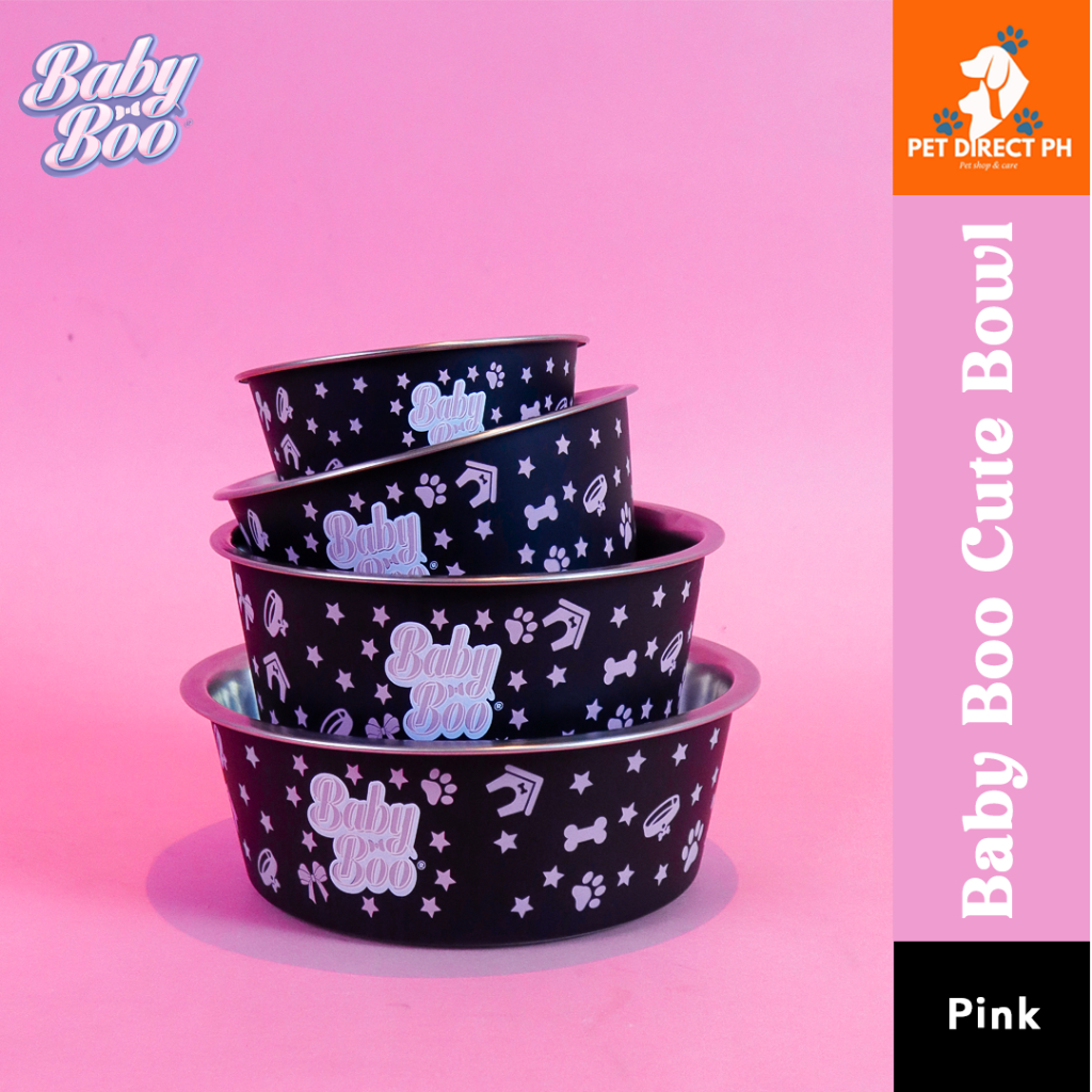 Baby Boo Cute Pet Bowl - Pink (Matte) | Shopee Philippines