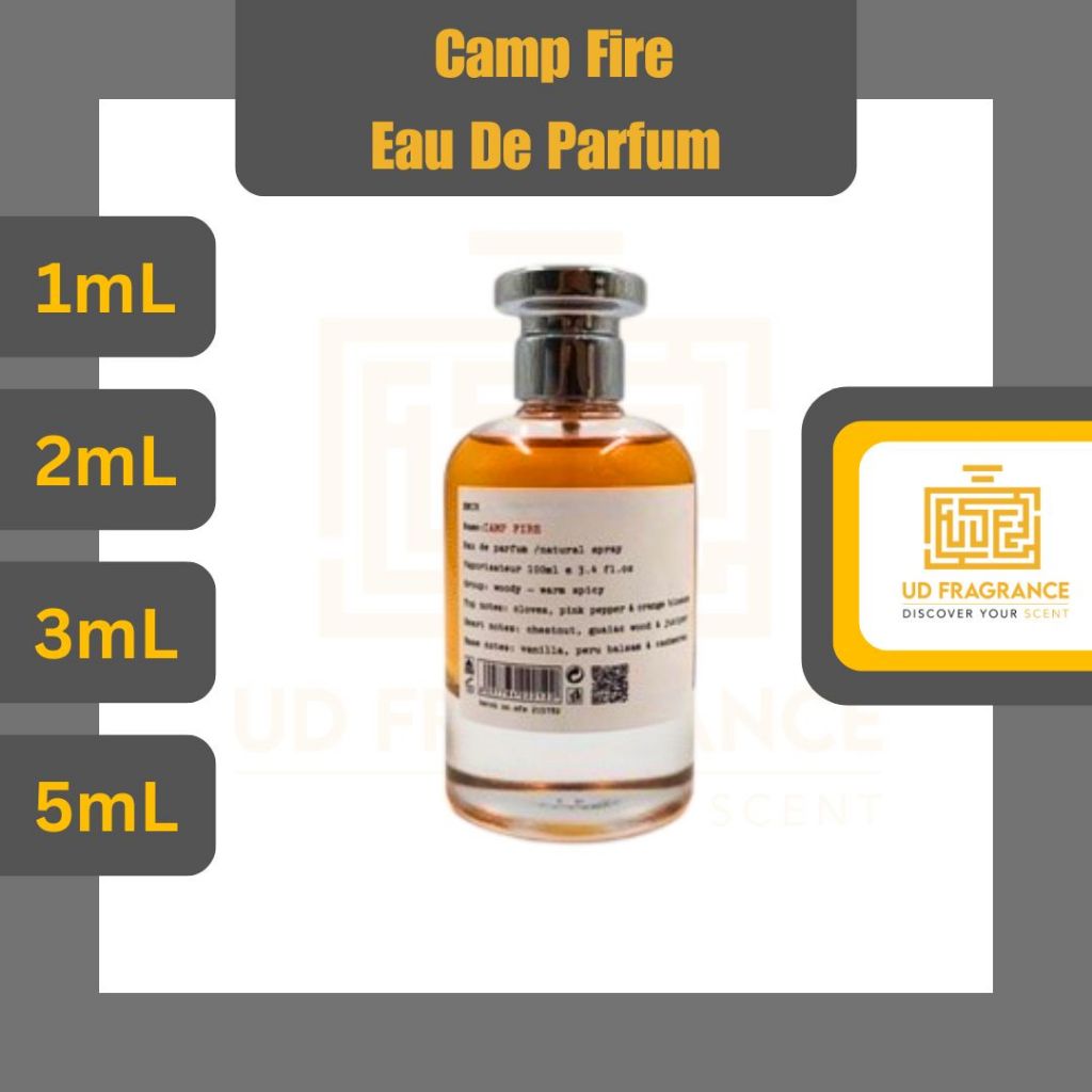 [DECANT]CAMP FIRE FOR MEN EDP (1ml,2ml,3ml or 5ml DECANT ONLY) | Shopee ...
