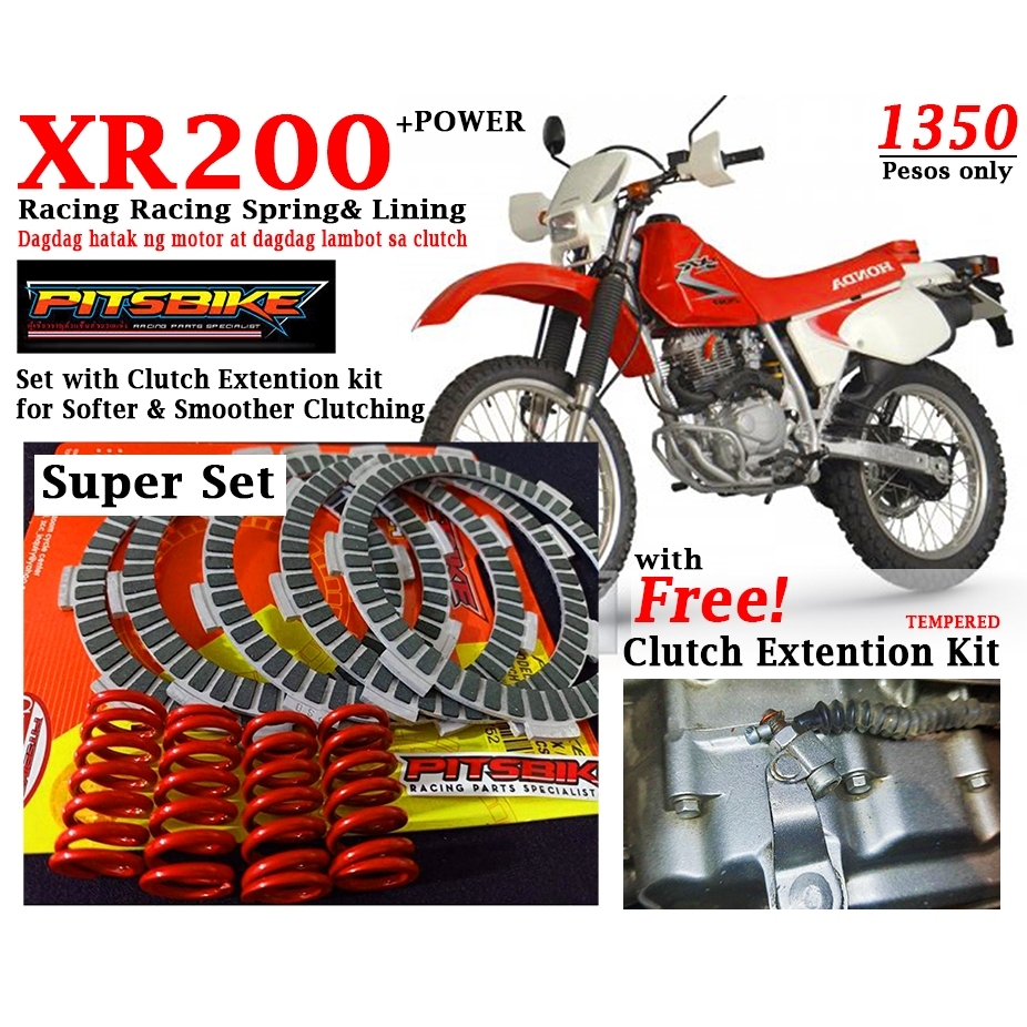 XR200, XR150L, CRF150L Pitsbike Racing Lining and spring with CLUTH ...