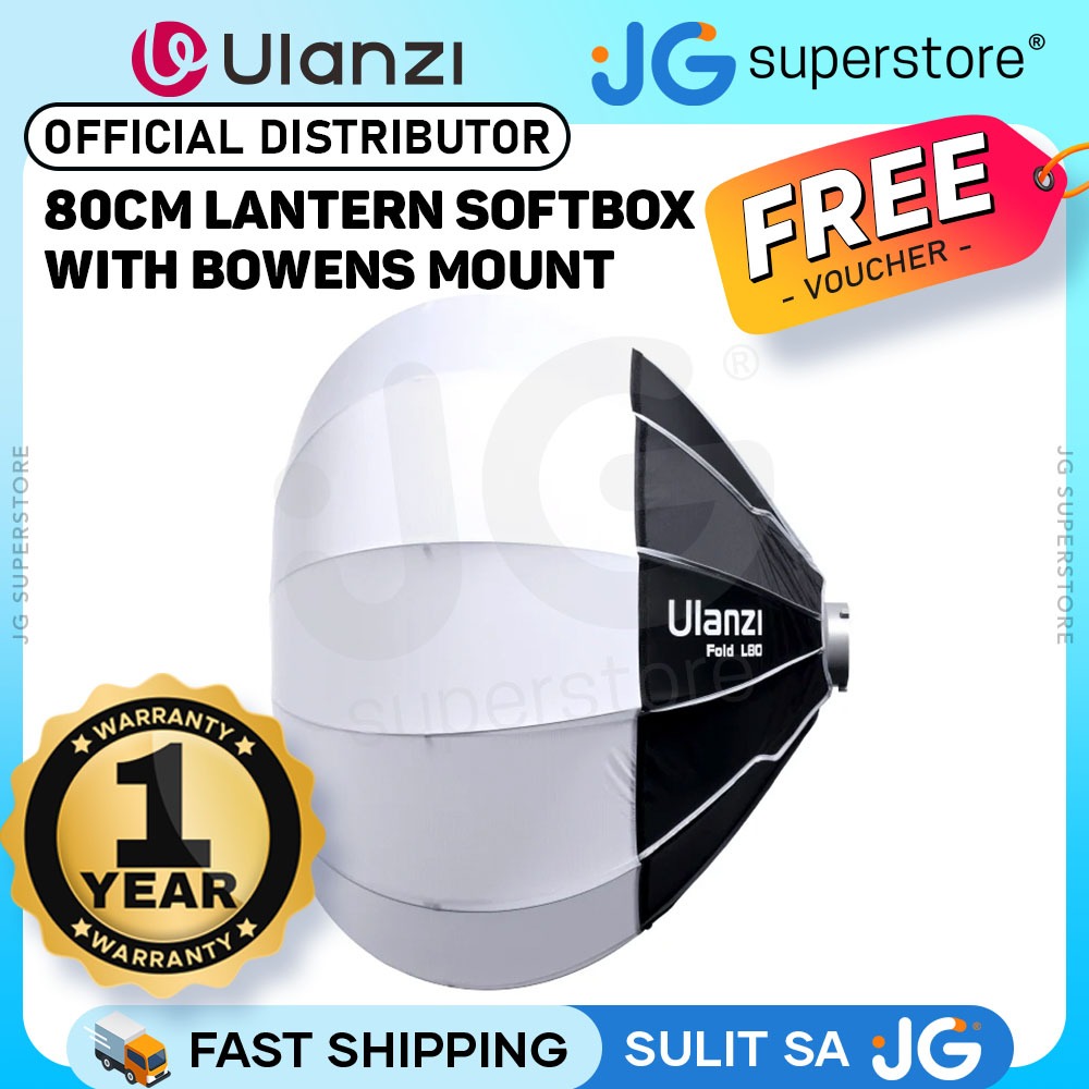 Ulanzi LAS005 65cm 85cm Lantern Softbox Bowens Mount Spherical Light Diffuser for Studio Lights ...