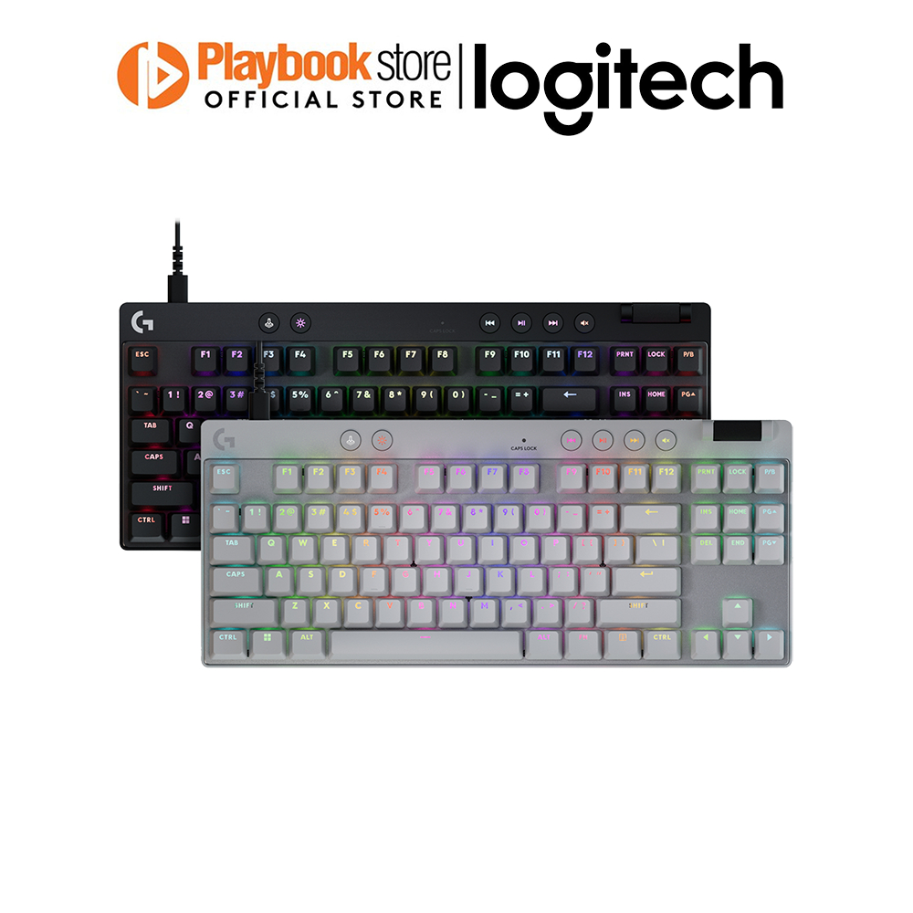 Logitech G Pro X TKL Rapid Magnetic-analog Linear Switch Tenkeyless Wired Gaming Keyboard ...