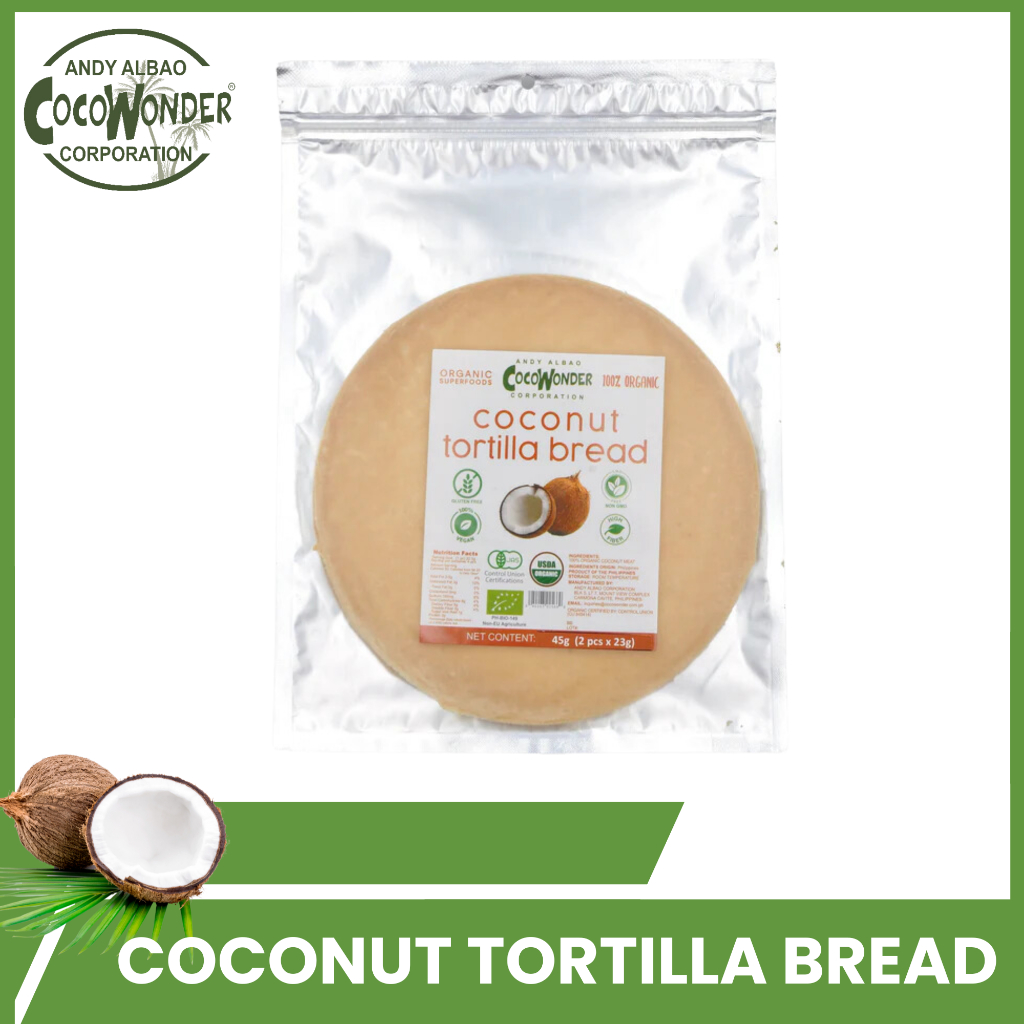COCONUT WRAP - COCONUT TORTILLA BREAD | COCOWONDER | 100% CERTIFIED ...