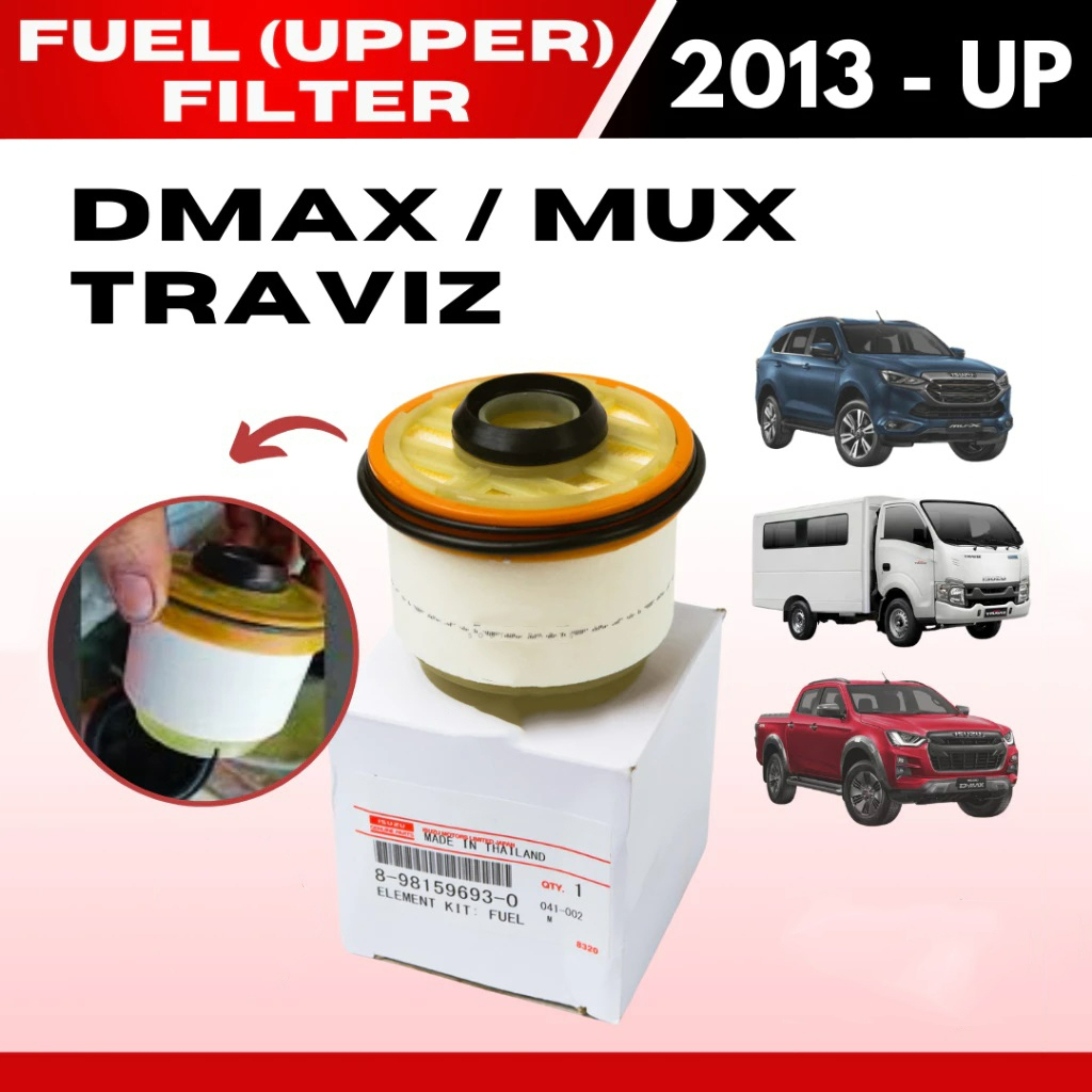 8-98159693-0 Fuel Filter for 2012-2022 Isuzu DMAx / Mu-x UPPER Diesel Isuzu MU-X / D-MAX ...