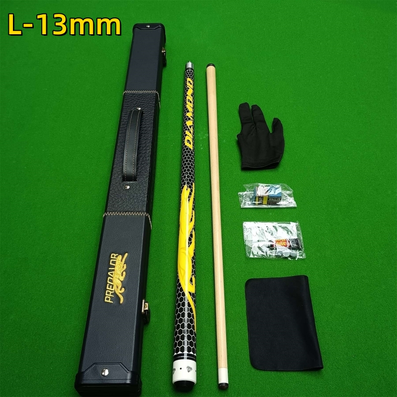 13mm 1/2 Split Cue Billiard Cue Black Eight Cue Small Head Snooker ...