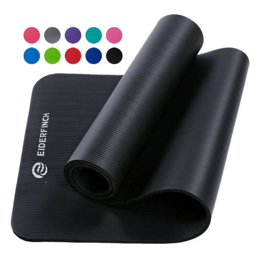 Extra Thick Yoga Mat Exercise Mat (with free Carrying Strap) 10mm thick ...